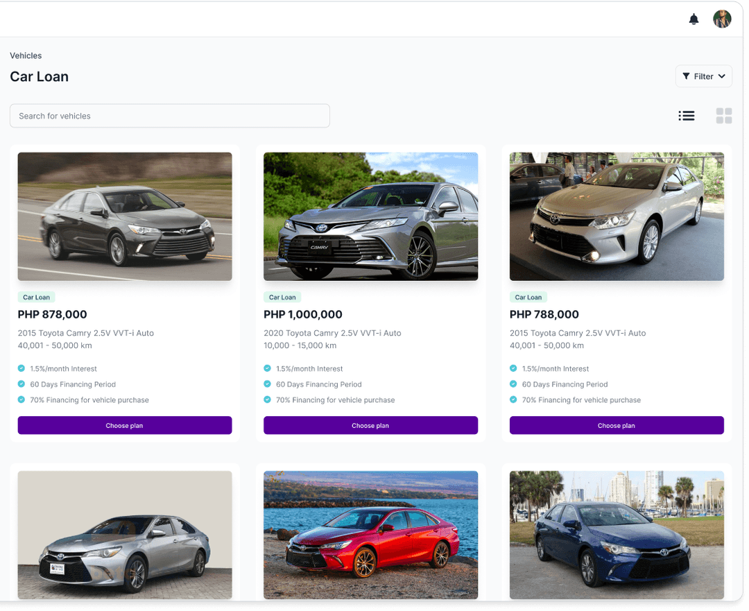 Grow Your Dealership with Car Loans & Digital Tools | OneLot.ph